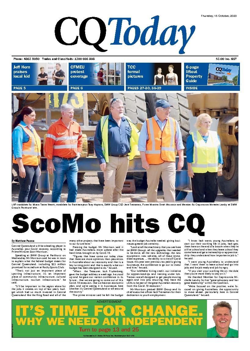 CQ Today – 15th October 2020 - Central Queensland Today