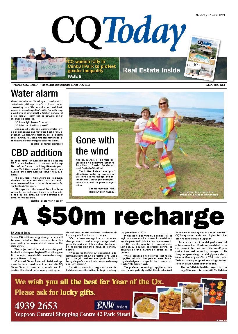 CQ Today – 15th April 2021 - Central Queensland Today