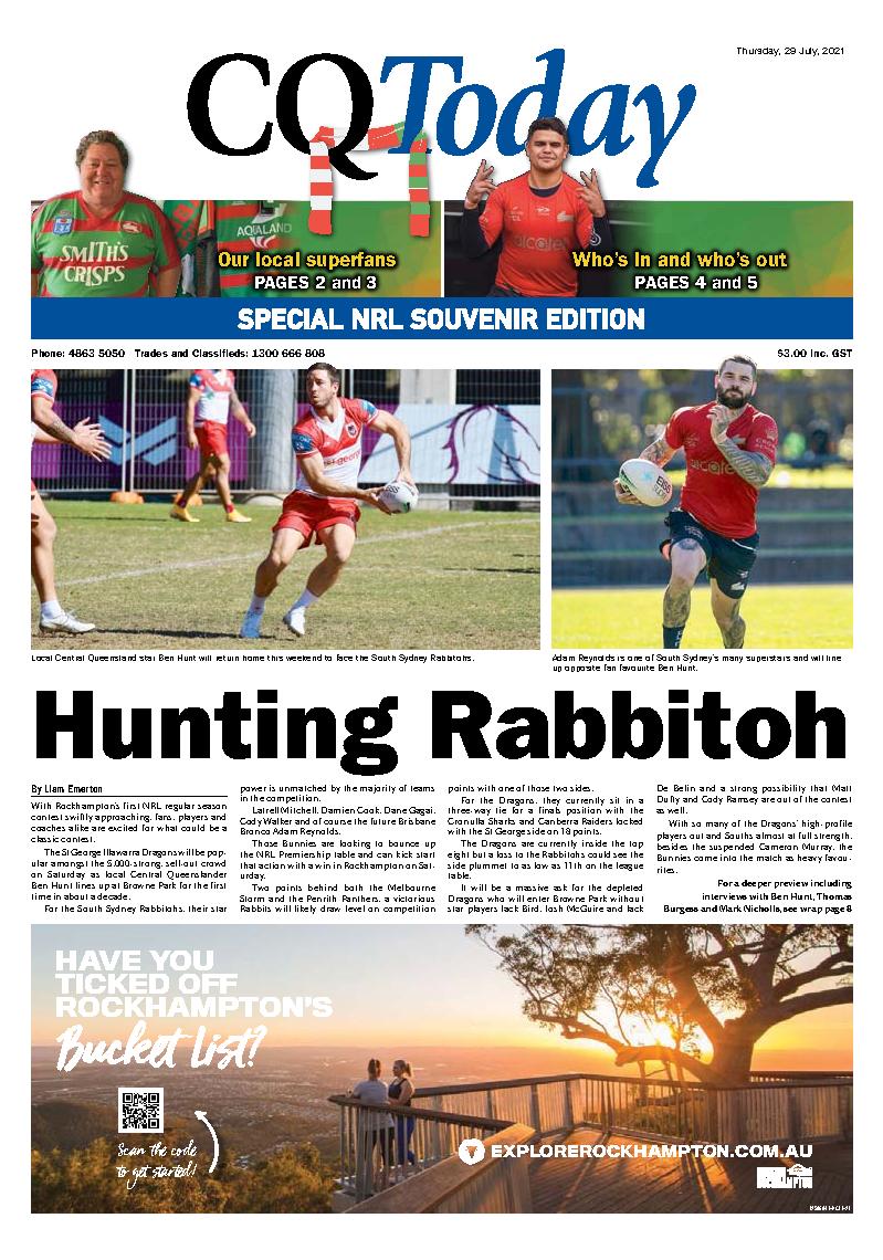 CQ Today - 29th July 2021 - Central Queensland Today