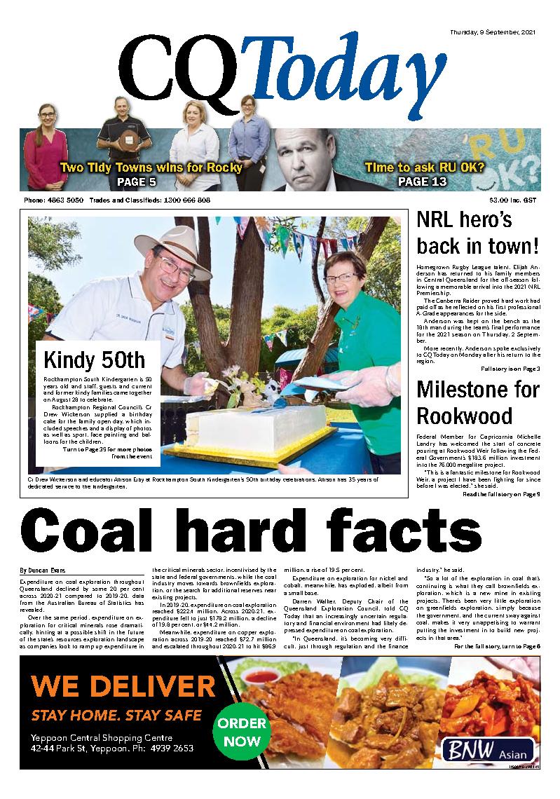 CQ Today - 9th September 2021 - Central Queensland Today