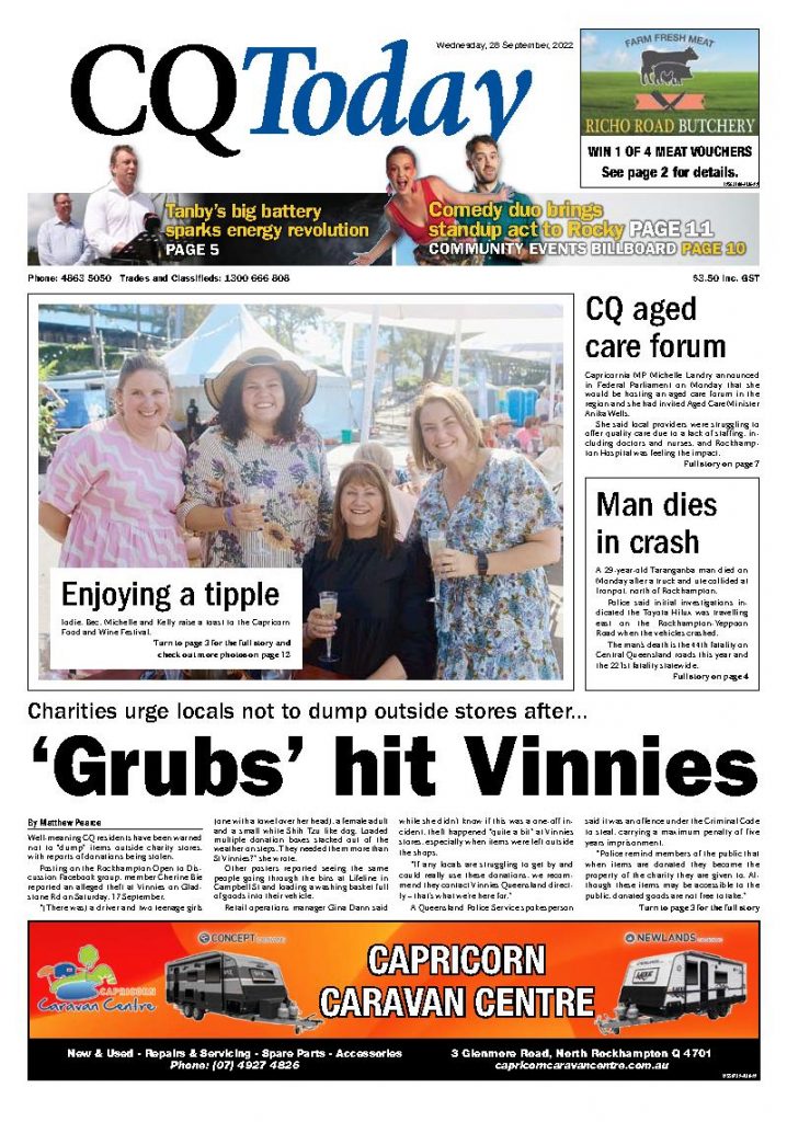 CQ Today - 28th September 2022 - Central Queensland Today