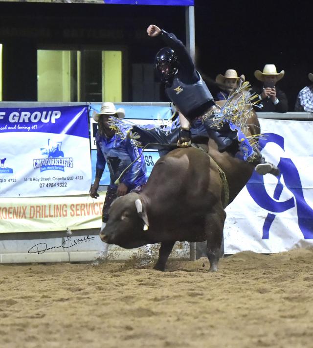 Rodeo action at Capella - Central Queensland Today