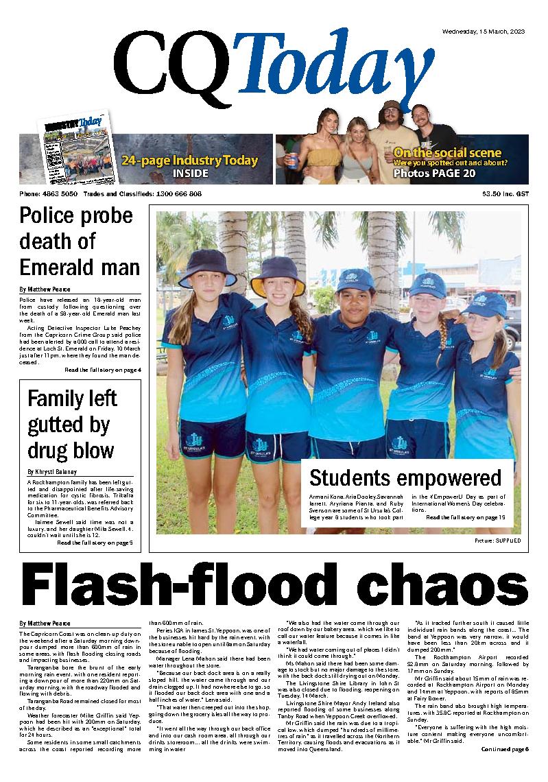 CQ Today - 15th March 2023 - Central Queensland Today