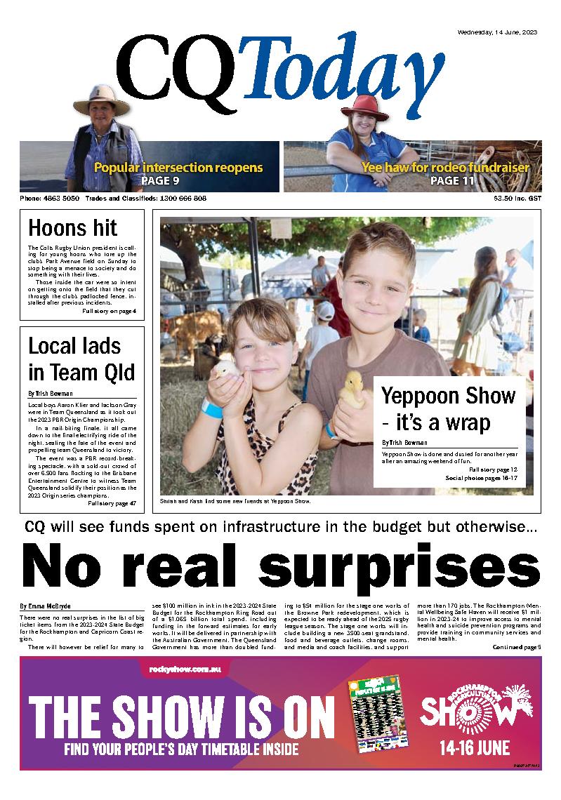CQ Today - 14th June 2023 - Central Queensland Today