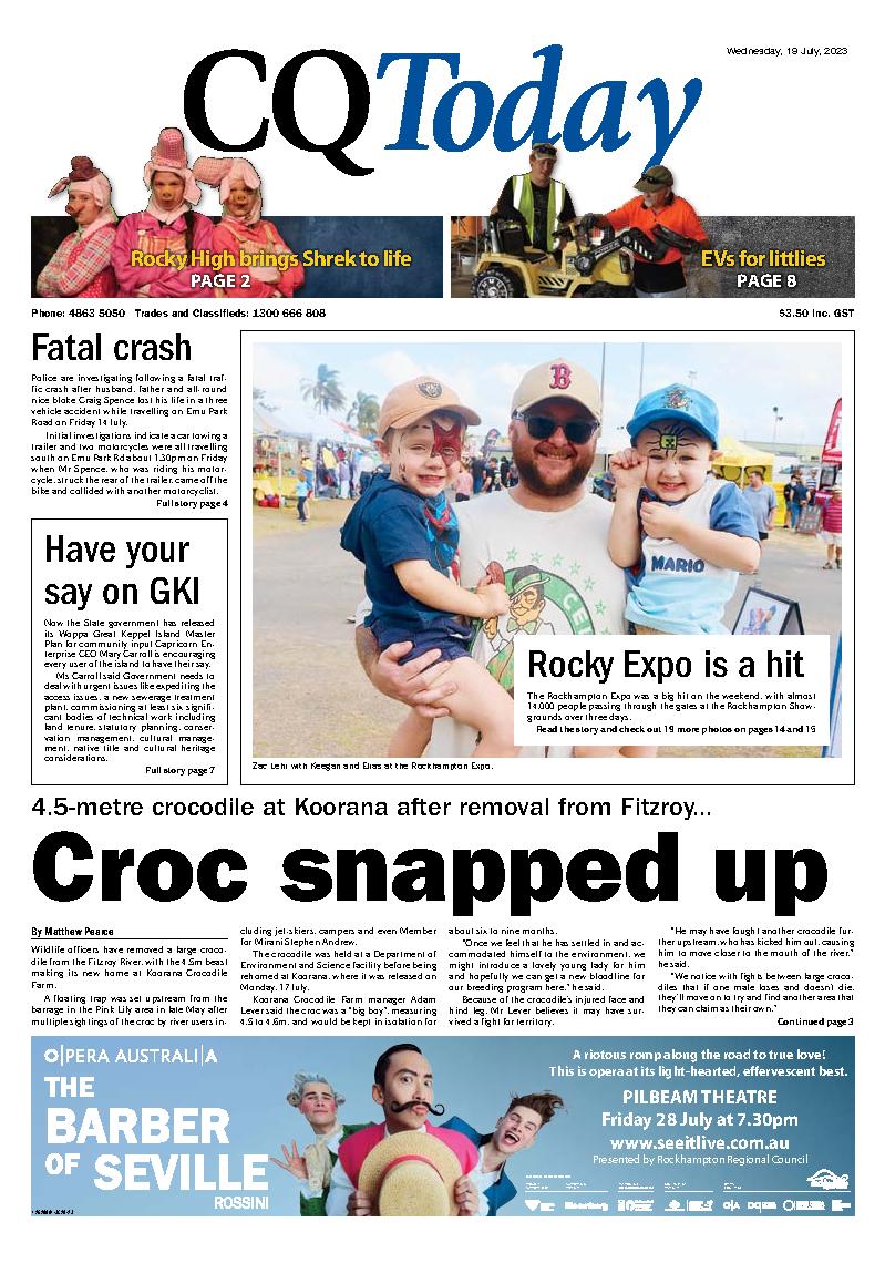 CQ Today - 19th July 2023 - Central Queensland Today