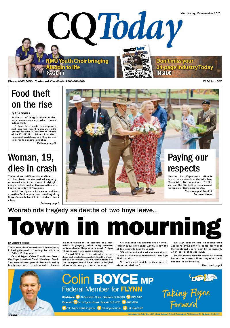 CQ Today - 15th November 2023 - Central Queensland Today
