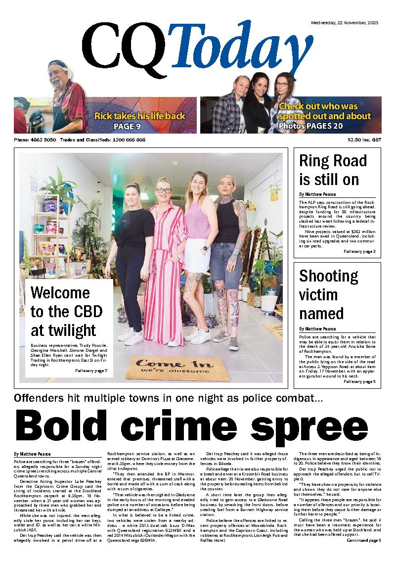 CQ Today - 22nd November 2023 - Central Queensland Today