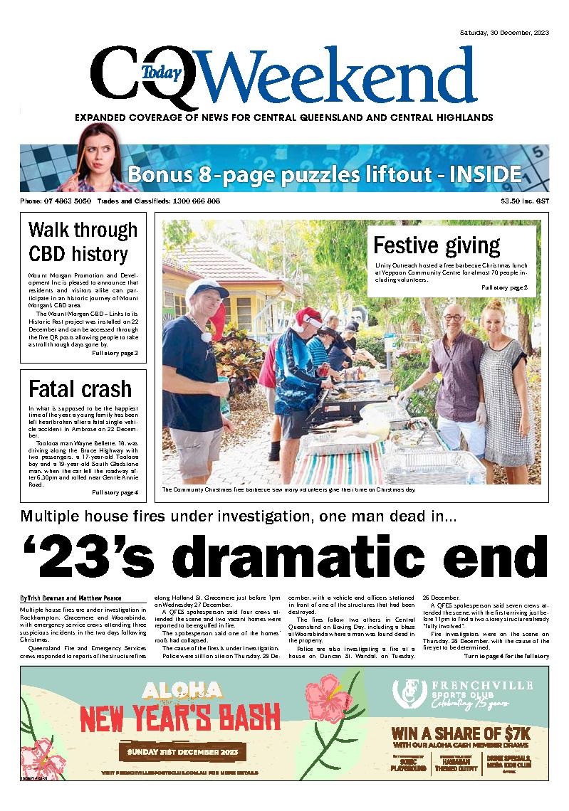 CQ Today Weekend - 30th December 2023 - Central Queensland Today