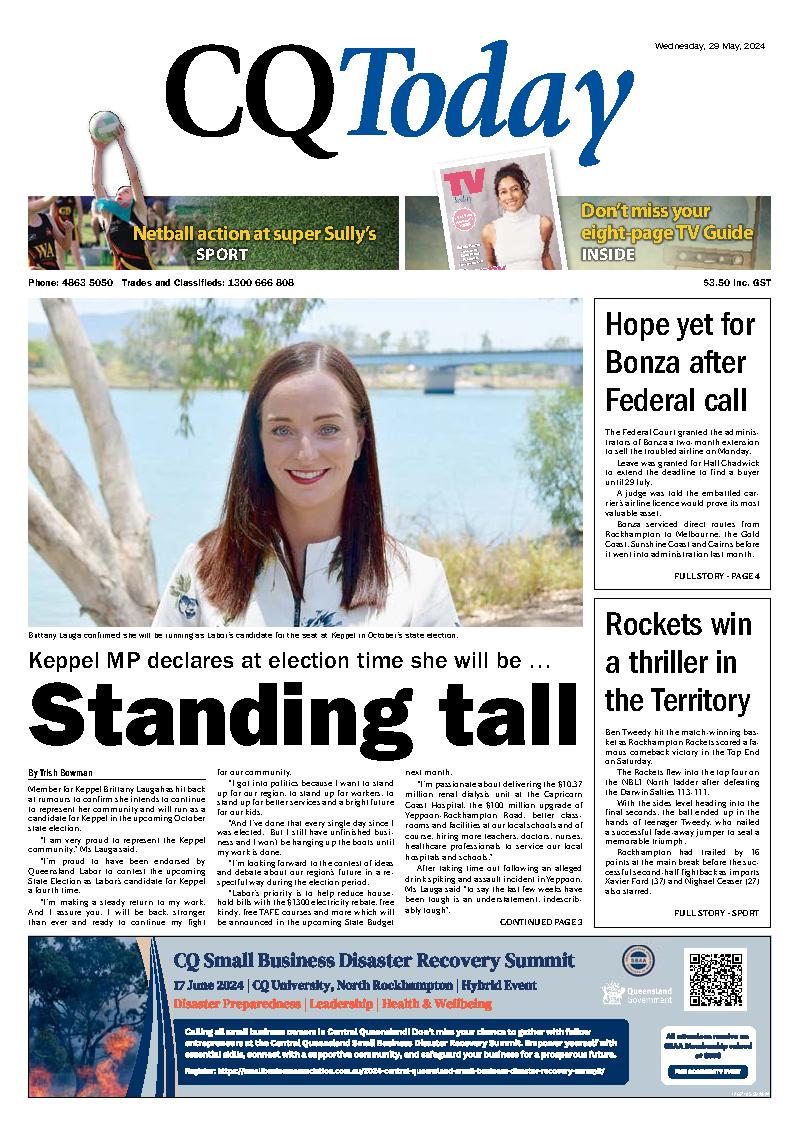 CQ Today Wednesday - 29th May 2024 - Central Queensland Today