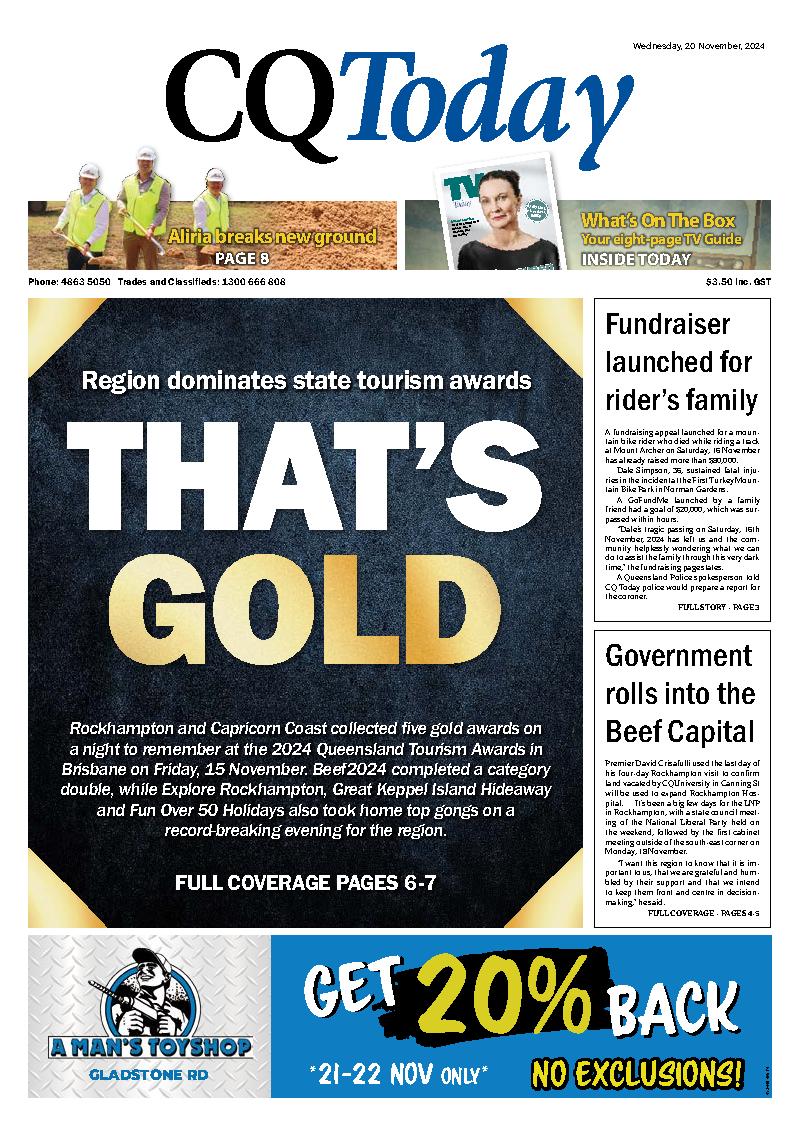 CQ Today Wednesday - 20th November 2024 - Central Queensland Today