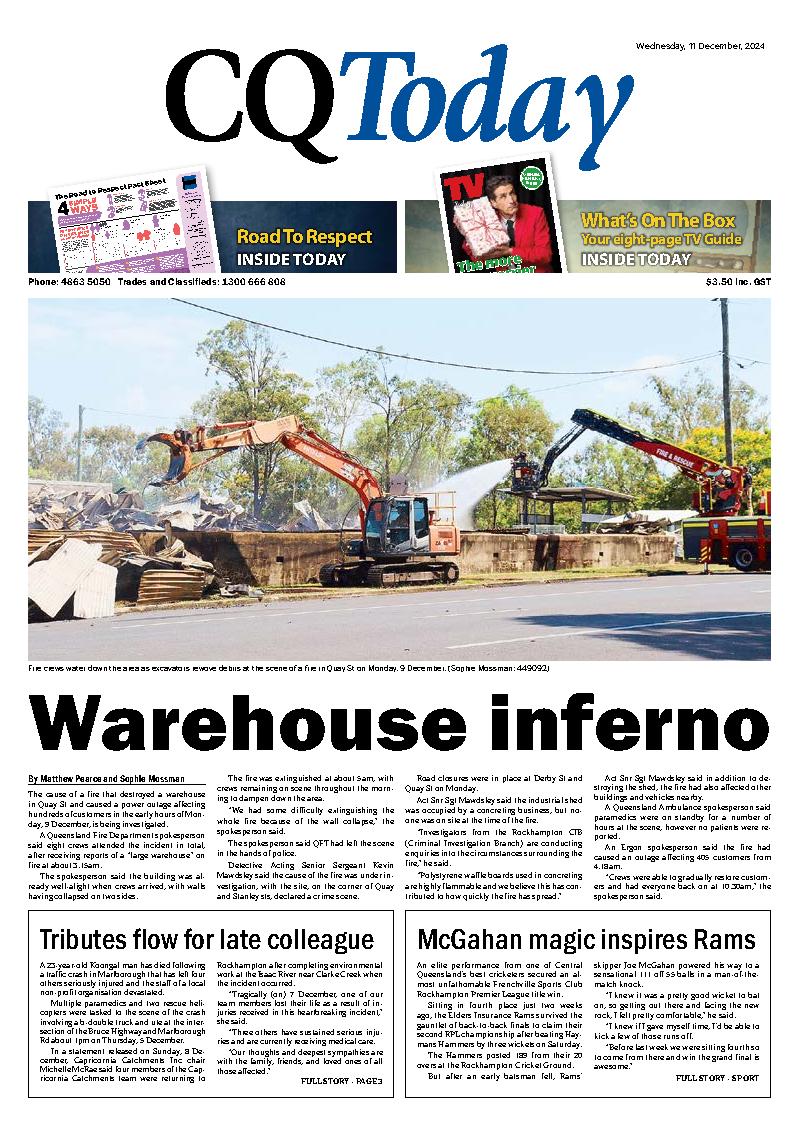 CQ Today Wednesday - 11th December 2024 - Central Queensland Today